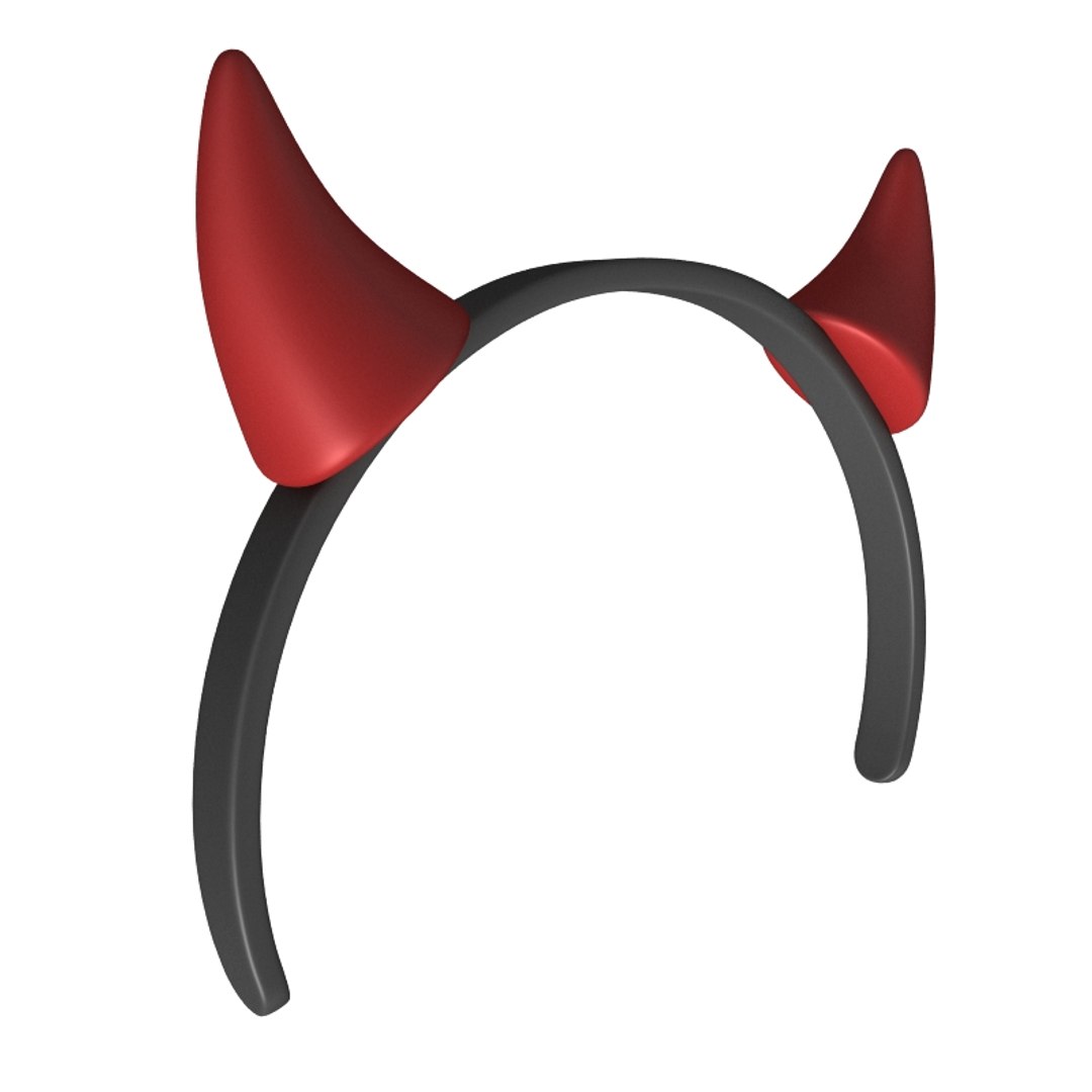 Devil Headband 3D Model - TurboSquid 1346531