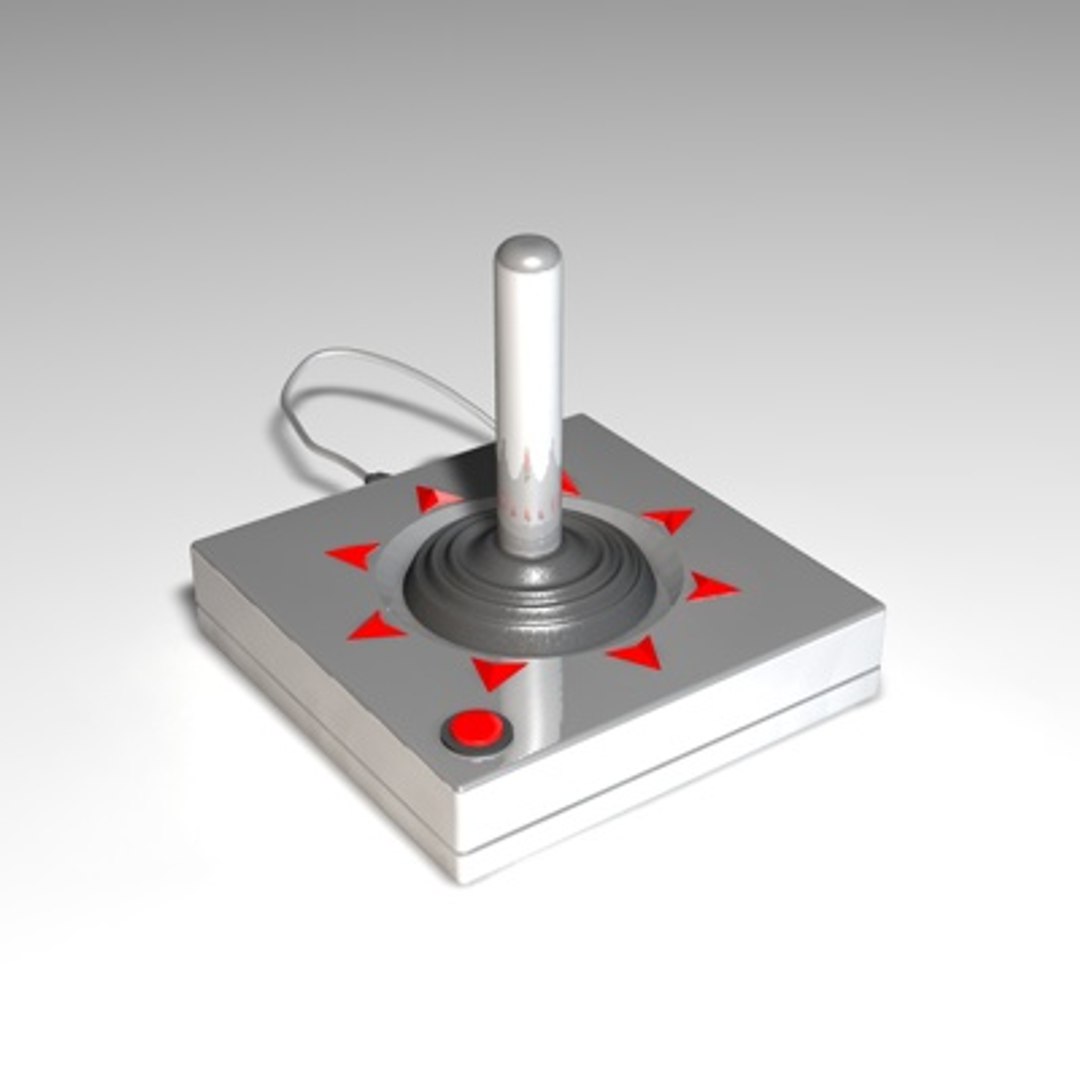 Joystick Amiga Atari 3d C4d