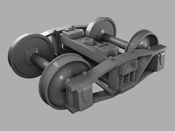 modelo 3d Tren Bogie High Poly - TurboSquid 879516