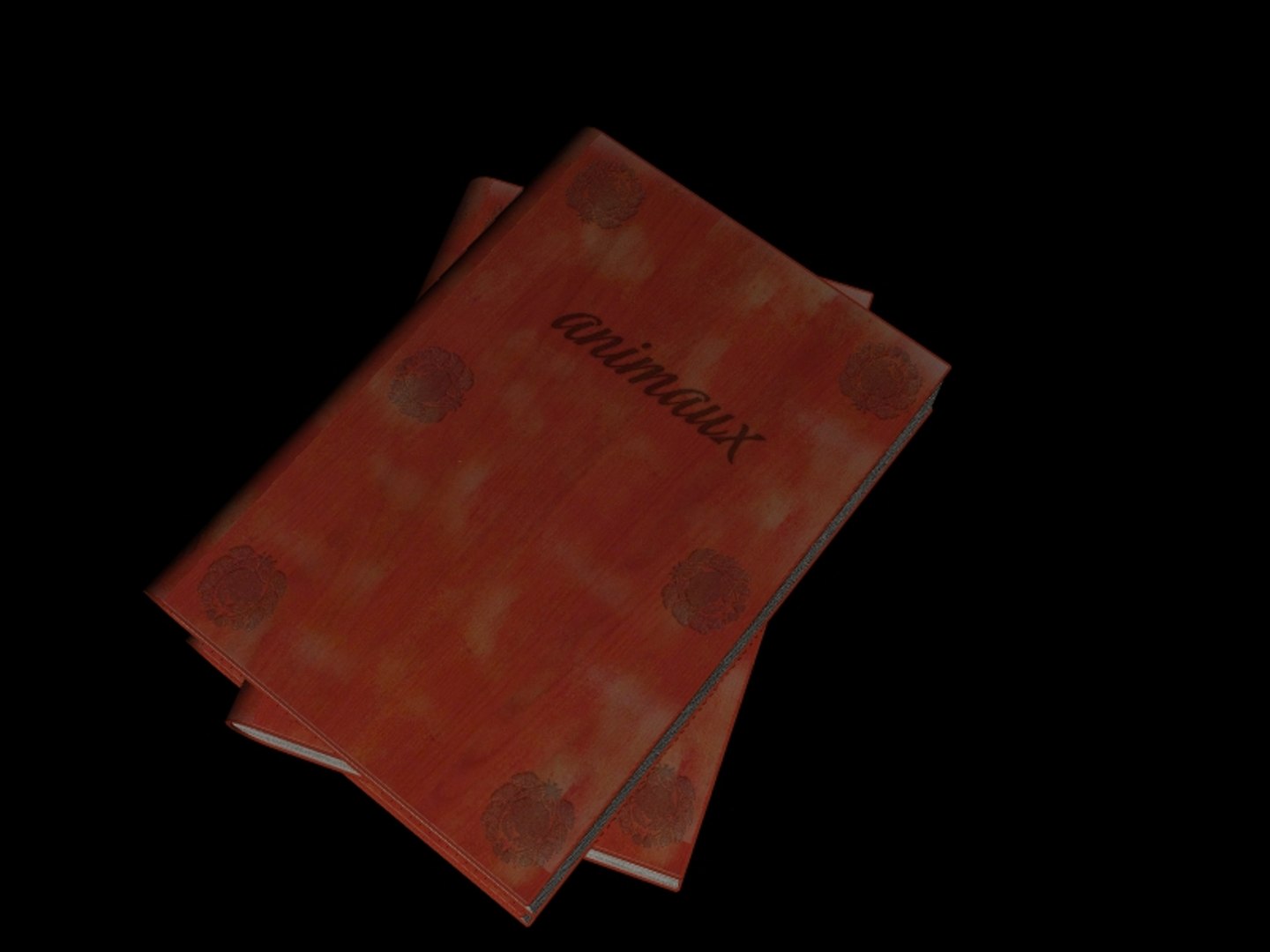 Simple Book Page 3d Model