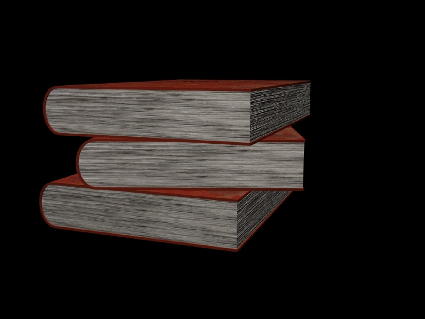 Simple Book Page 3d Model