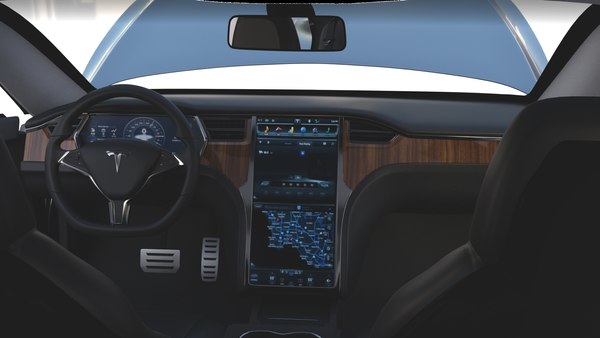3D tesla s 2016 interior - TurboSquid 1209445