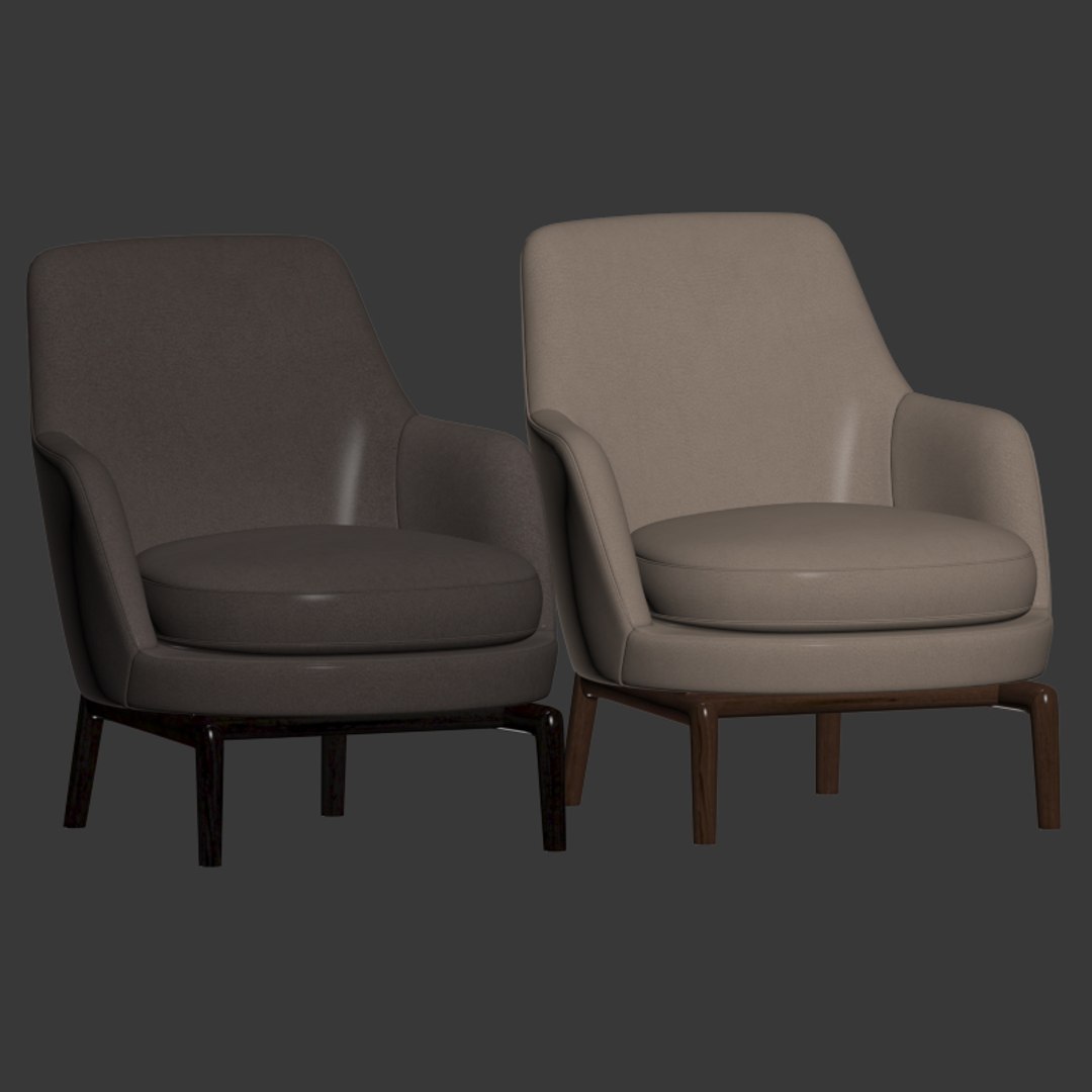 3D Flexform Leda Armchair Model - TurboSquid 1493398