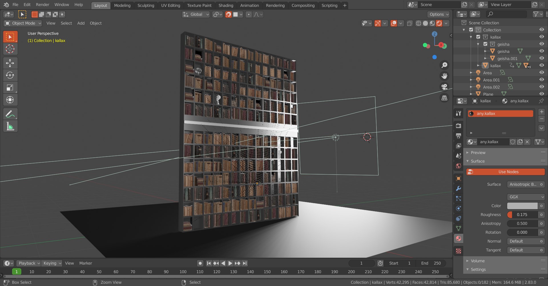 3D Book Library Model - TurboSquid 1630270