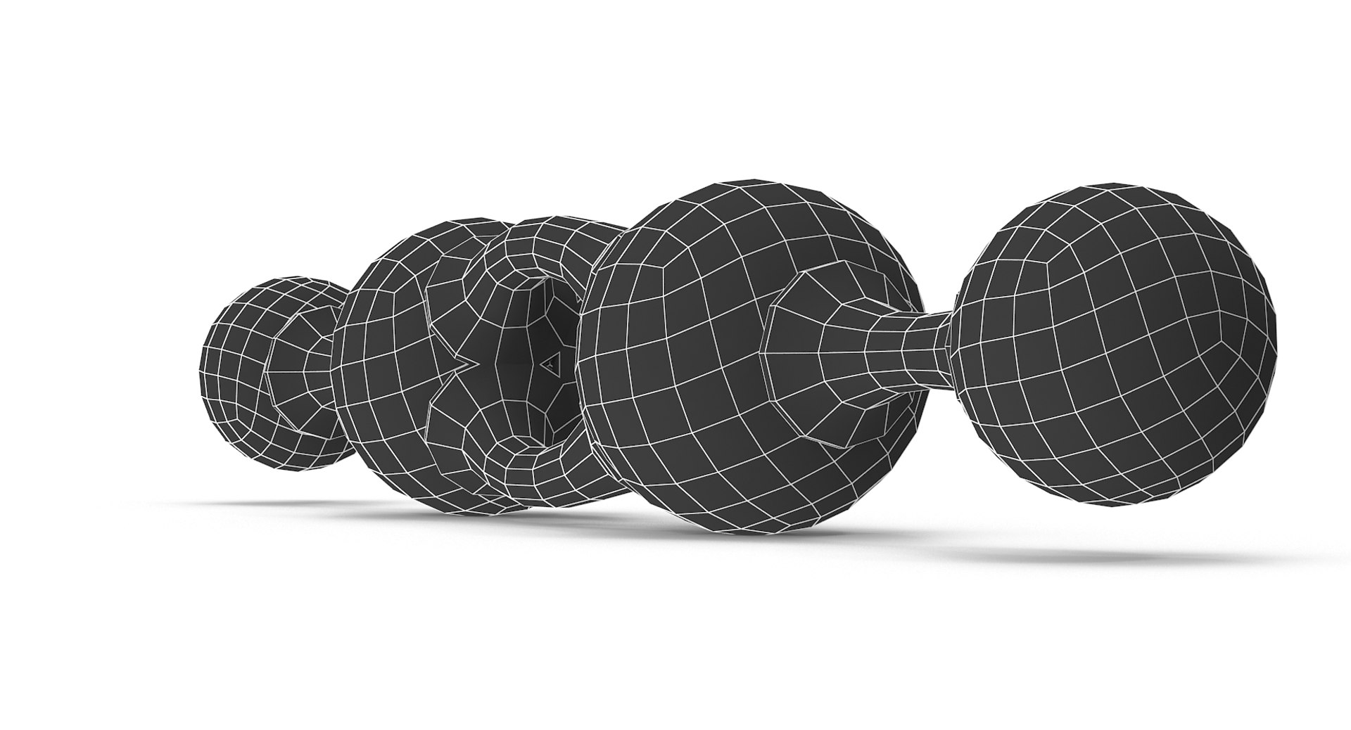 3D Acetylene Molecular - TurboSquid 1278513