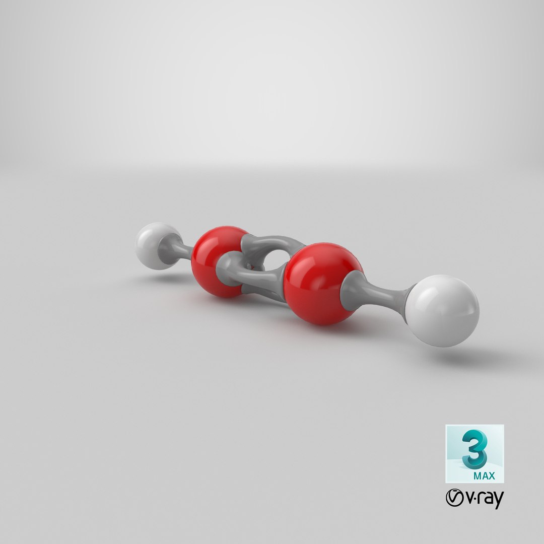 3D Acetylene Molecular - TurboSquid 1278513