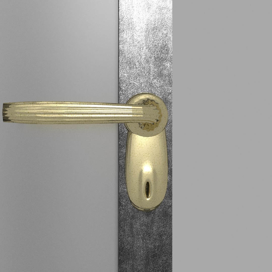 3D Black White Door Model - TurboSquid 1260192