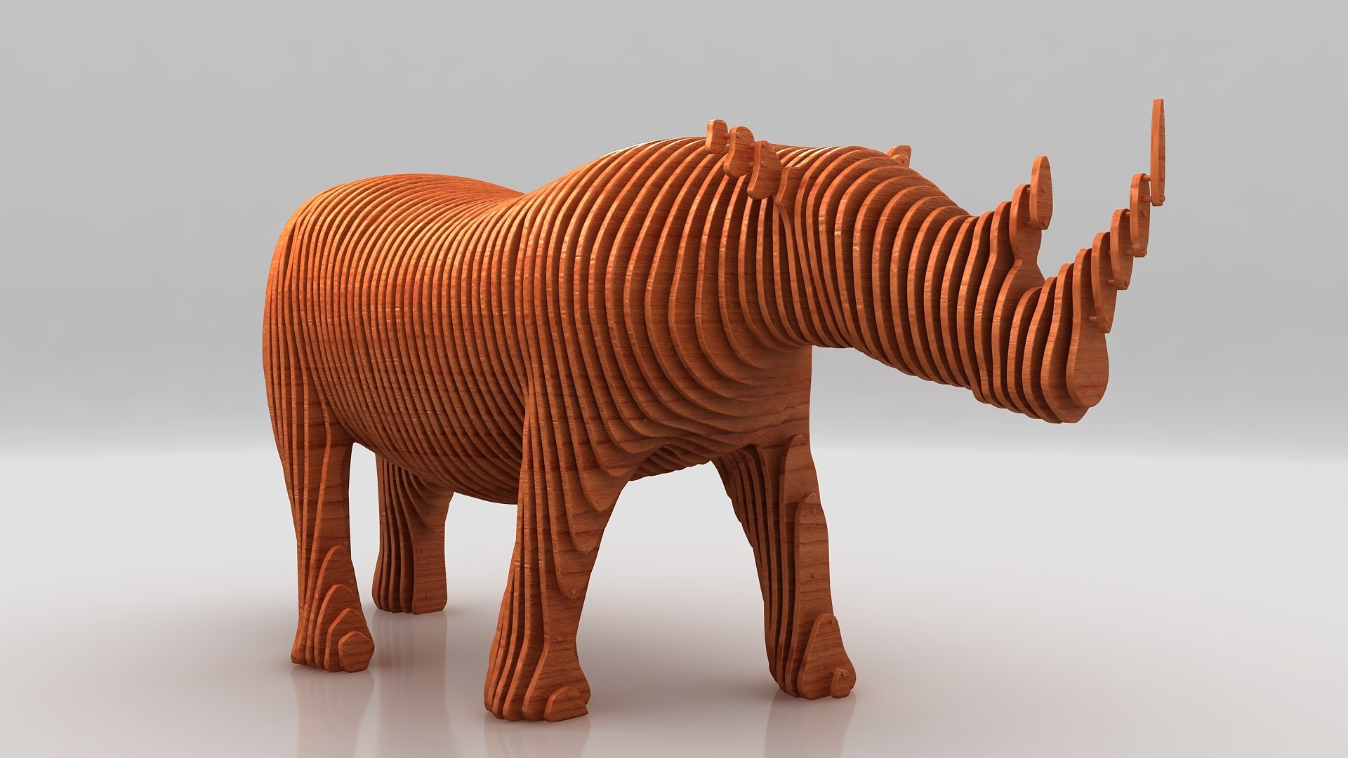 3D Rhinoceros Parametric Model - TurboSquid 2084898