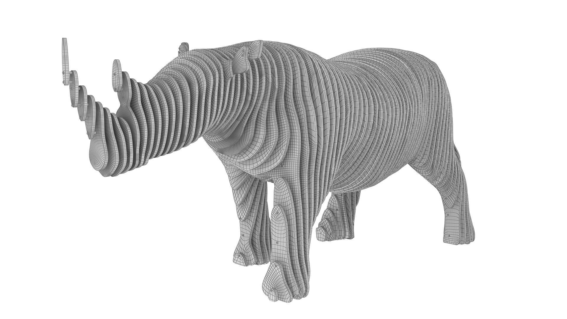 3D Rhinoceros Parametric Model - TurboSquid 2084898