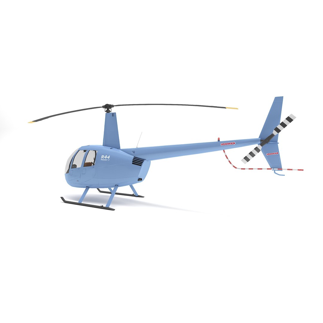Helicopter Robinson R44 Model - TurboSquid 1814242