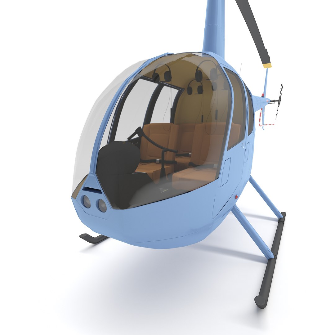 Helicopter Robinson R44 Model - TurboSquid 1814242