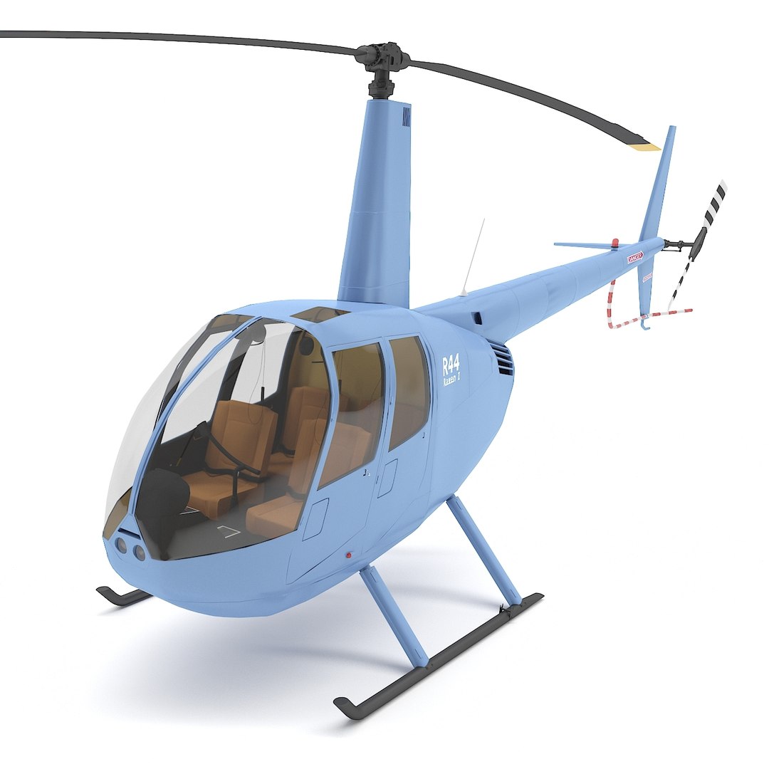Helicopter Robinson R44 Model - TurboSquid 1814242