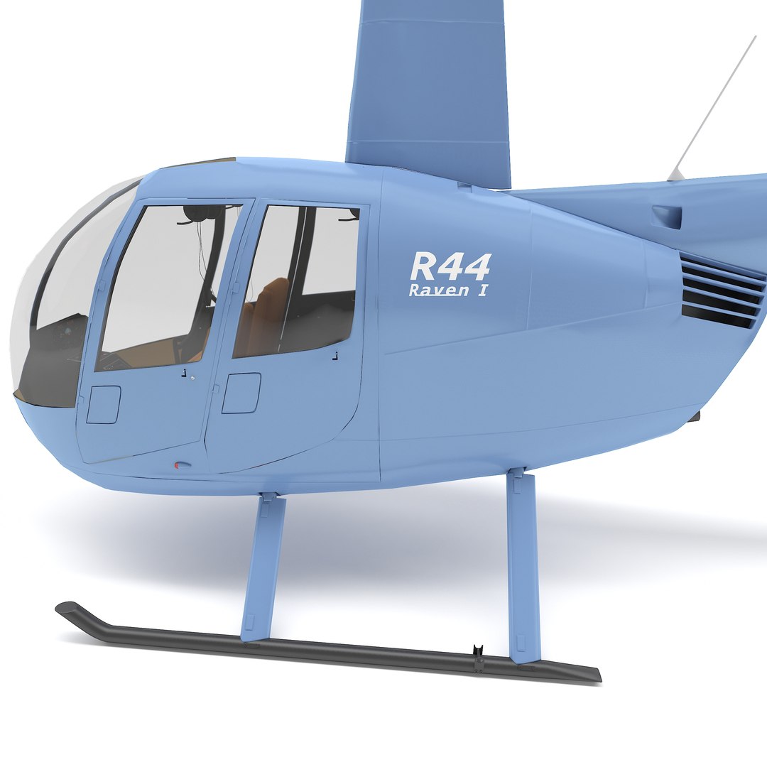 Helicopter Robinson R44 Model - TurboSquid 1814242