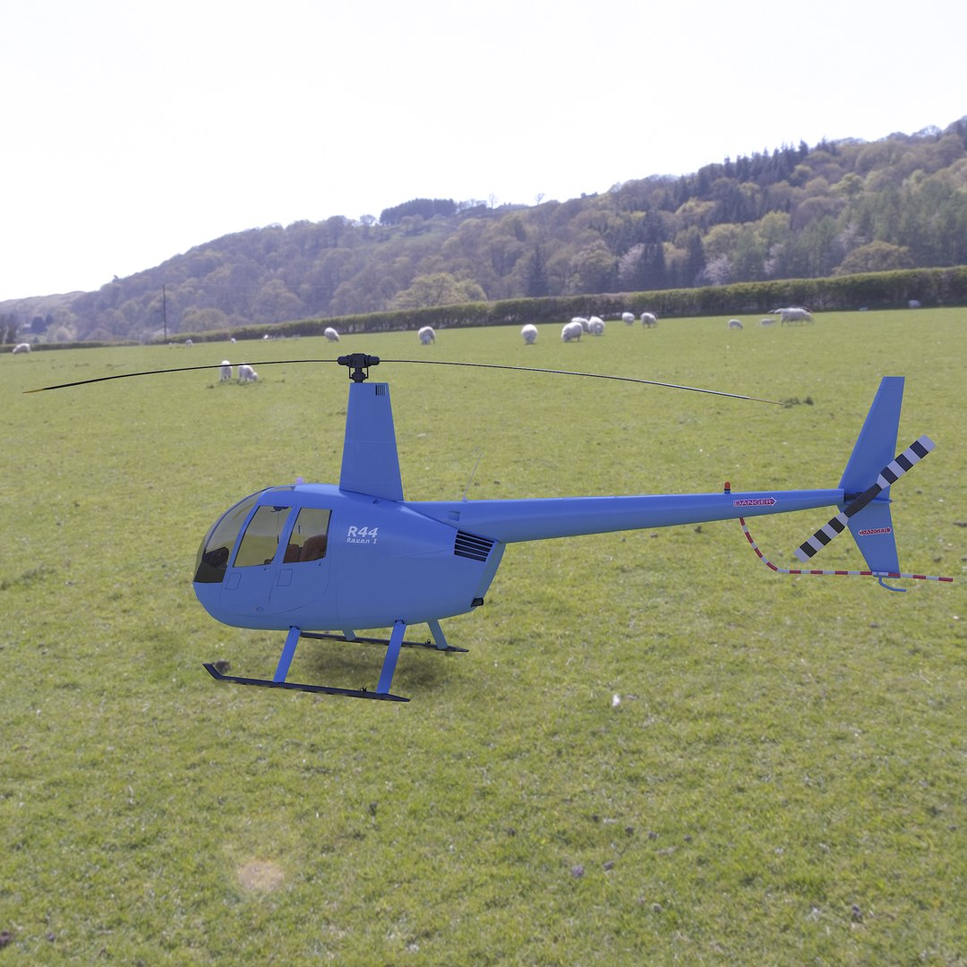 Helicopter Robinson R44 Model - TurboSquid 1814242