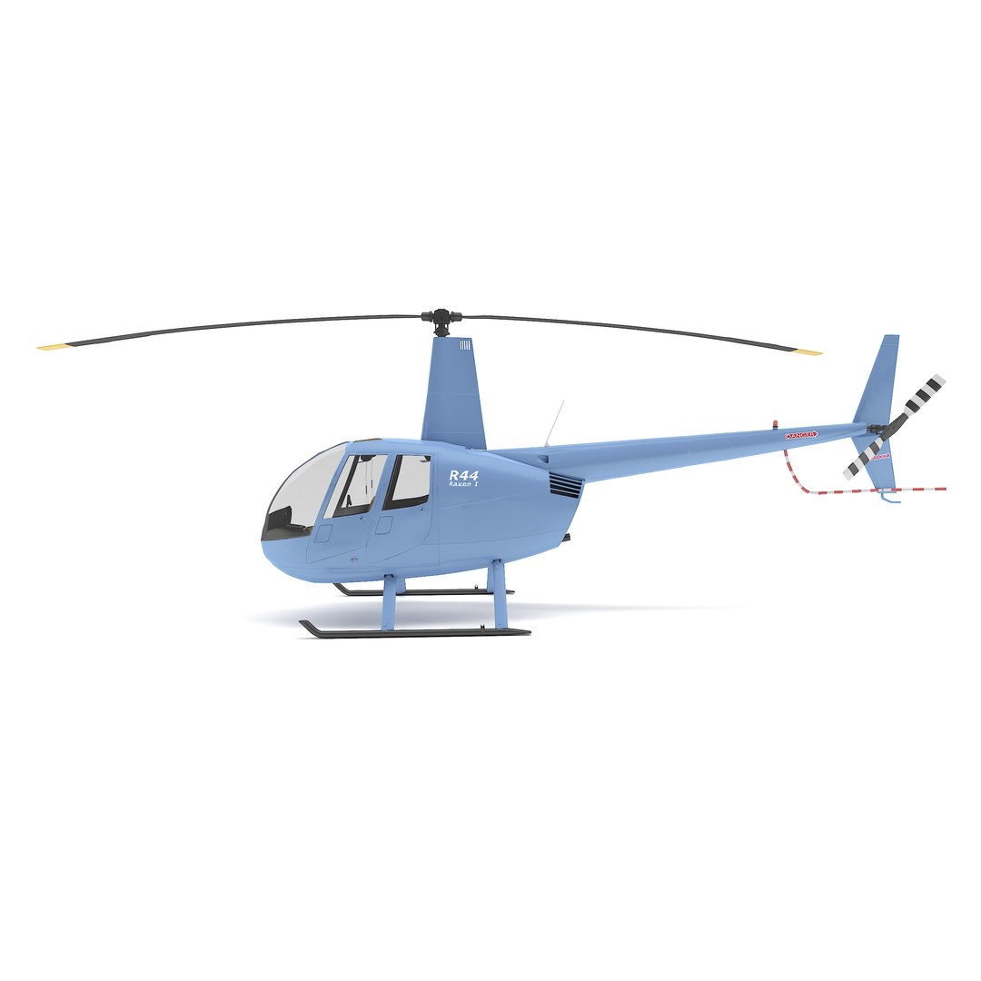 Helicopter Robinson R44 Model - TurboSquid 1814242