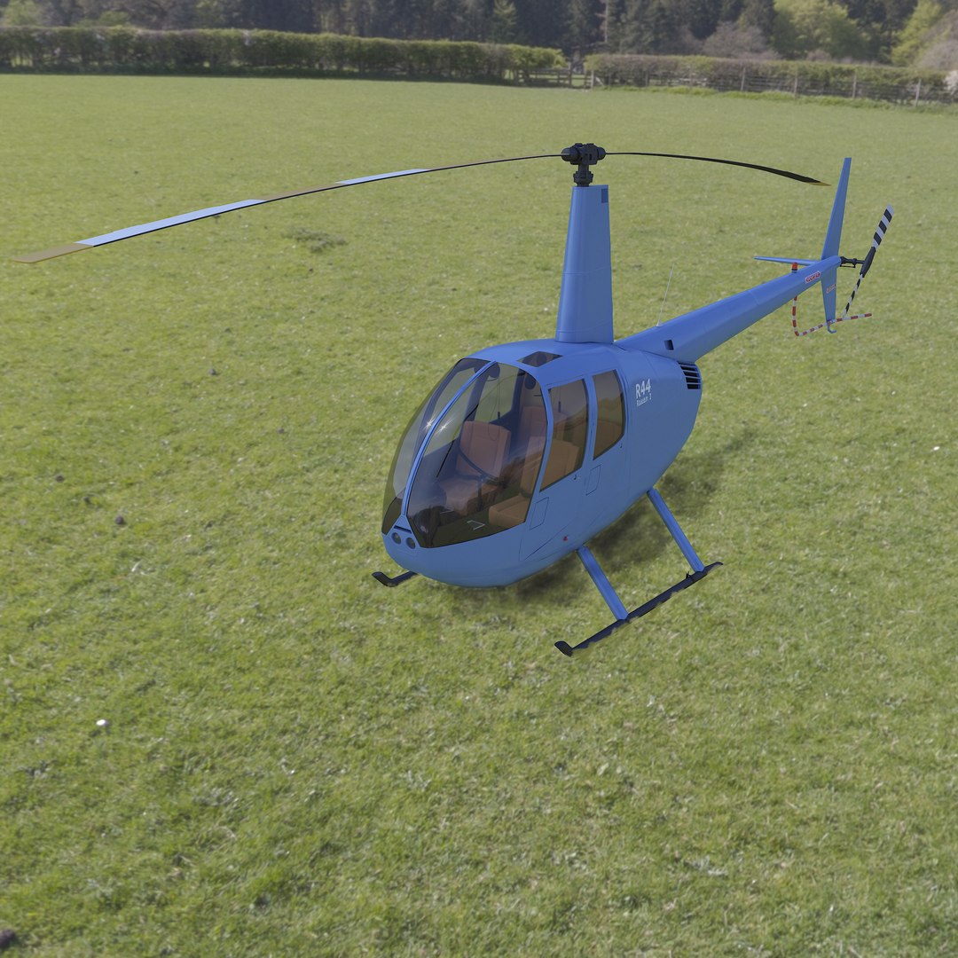 Helicopter Robinson R44 Model - TurboSquid 1814242