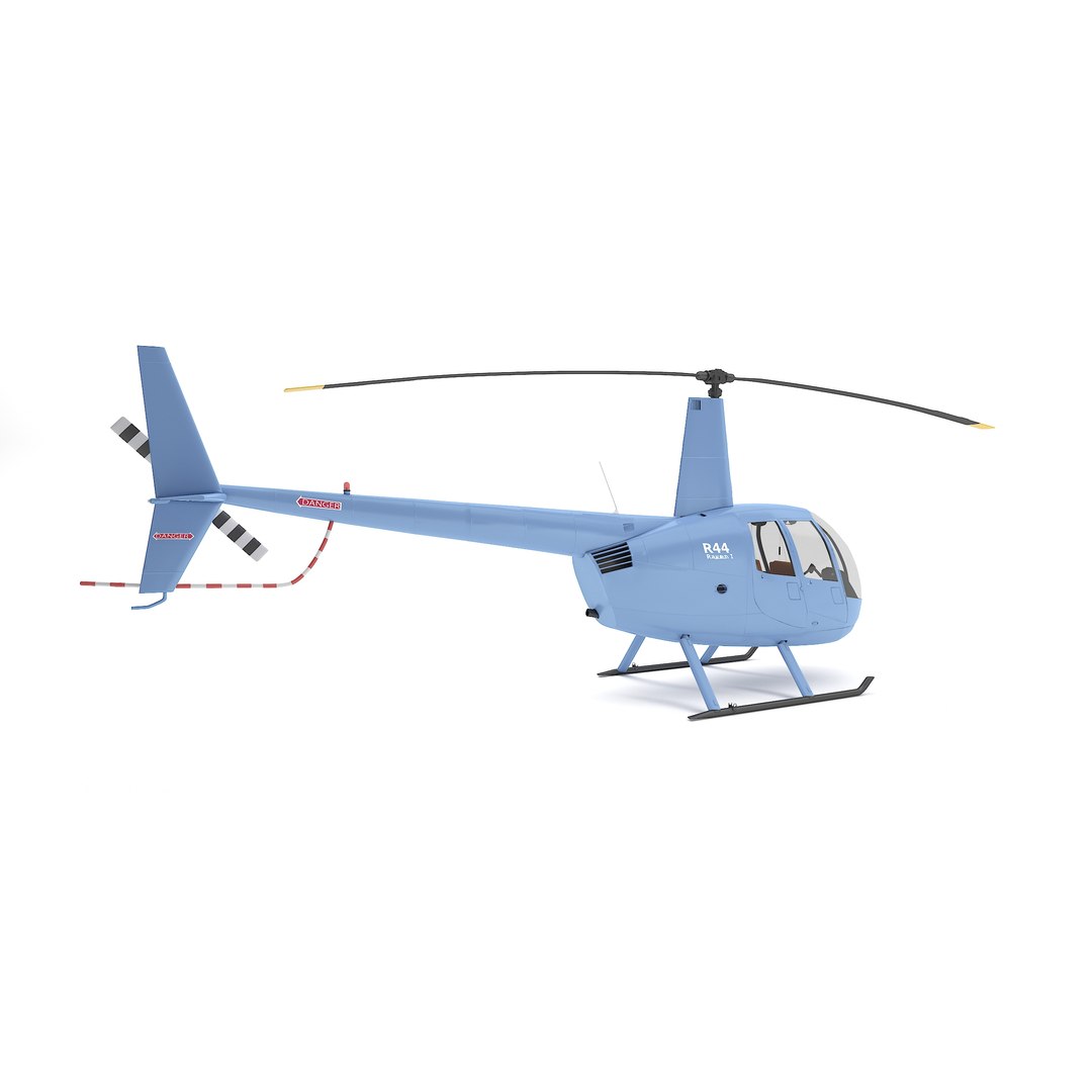 Helicopter Robinson R44 Model - TurboSquid 1814242