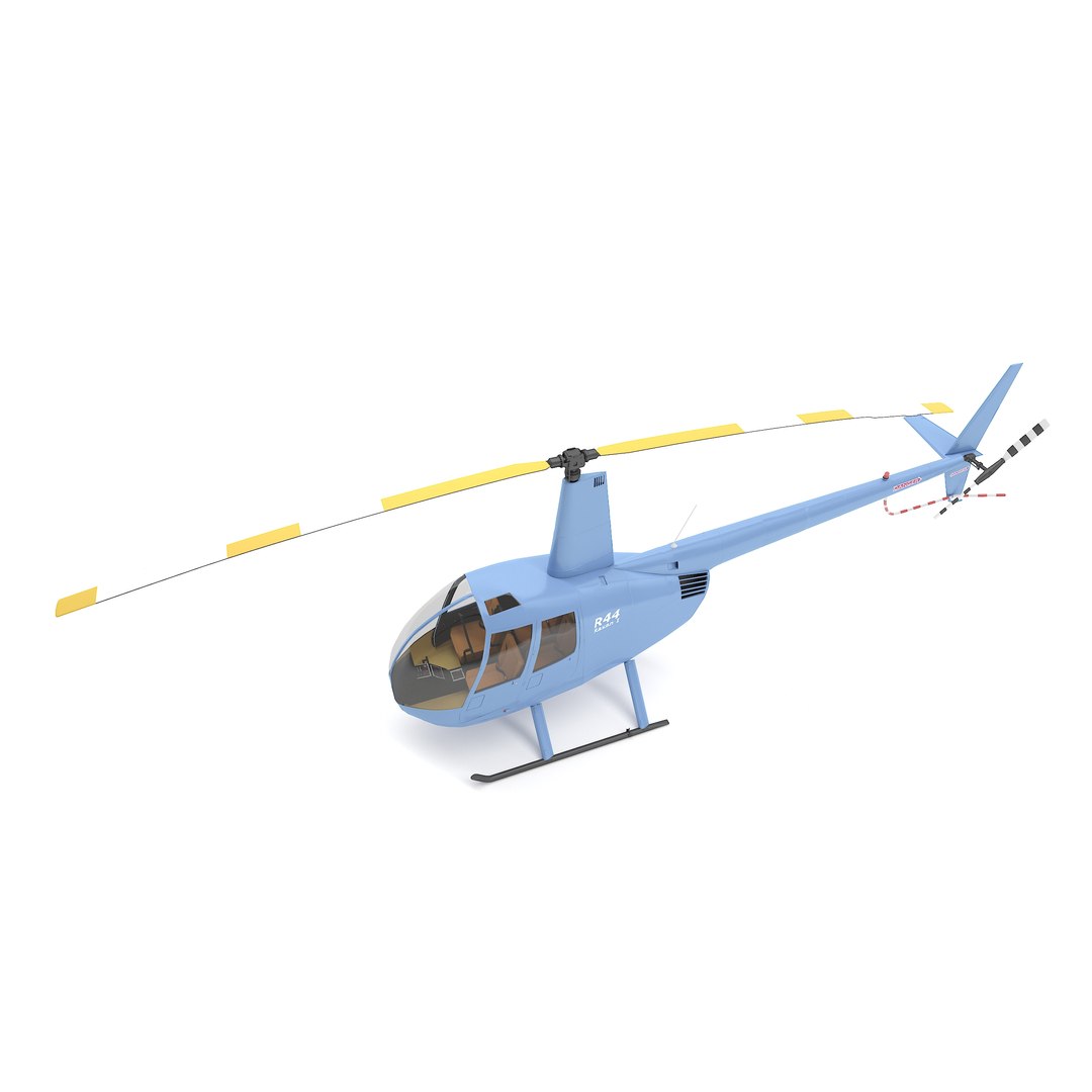 Helicopter Robinson R44 Model - TurboSquid 1814242