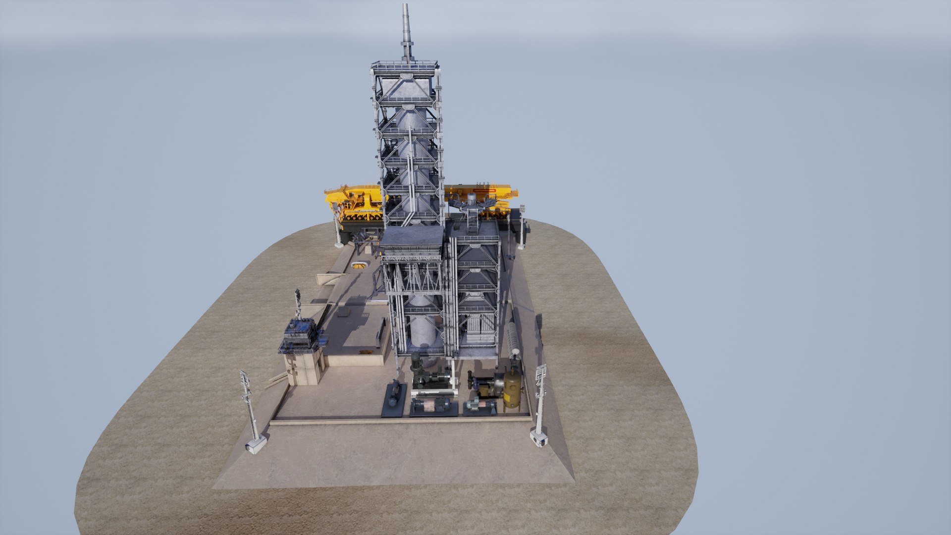 3D Model Russian Rocket Launch Modular Environment - TurboSquid 1984272