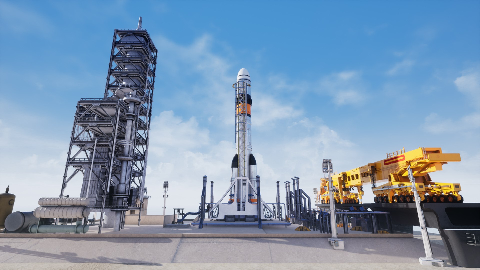 3D Model Russian Rocket Launch Modular Environment - TurboSquid 1984272