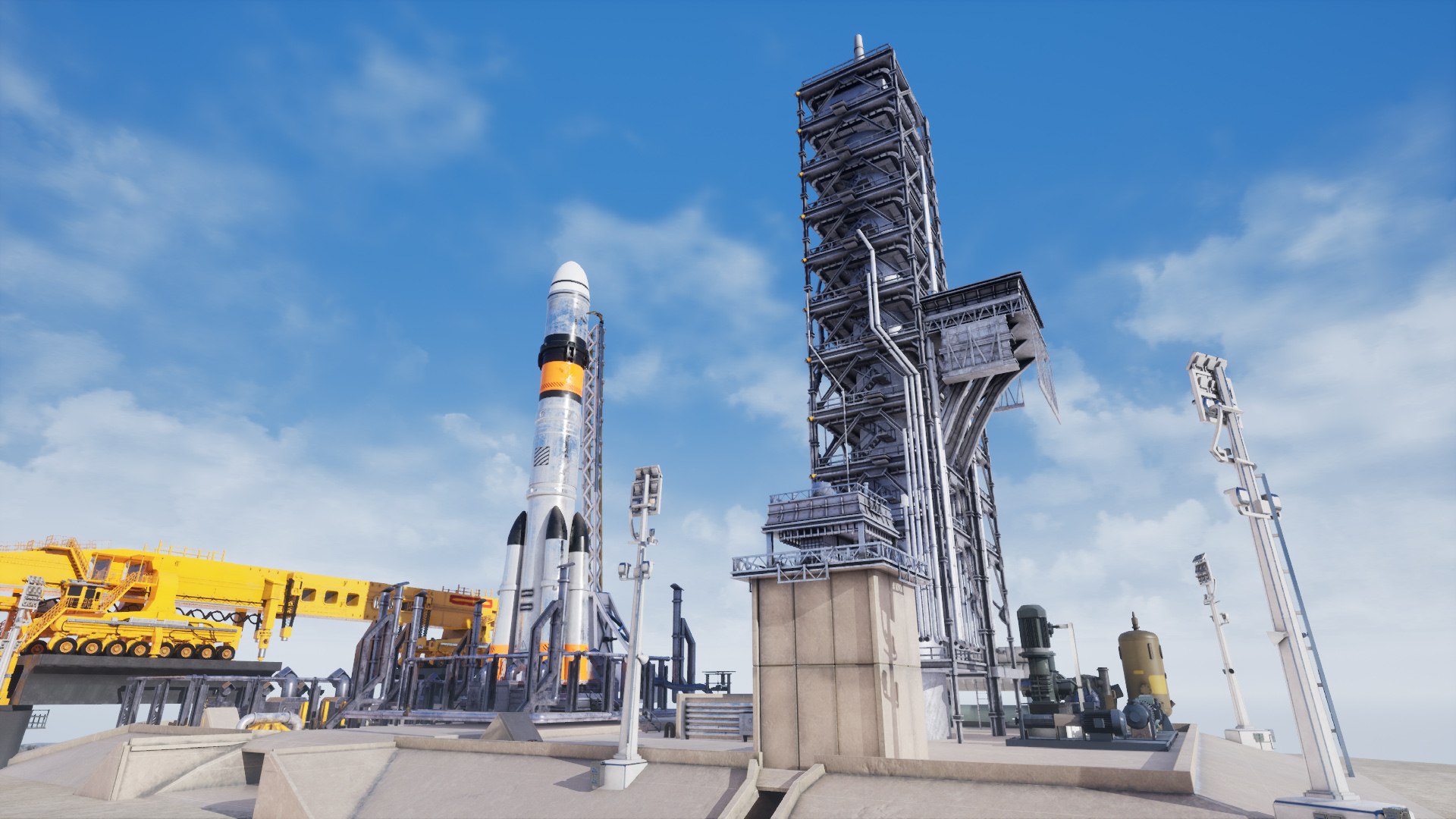 3D Model Russian Rocket Launch Modular Environment - TurboSquid 1984272