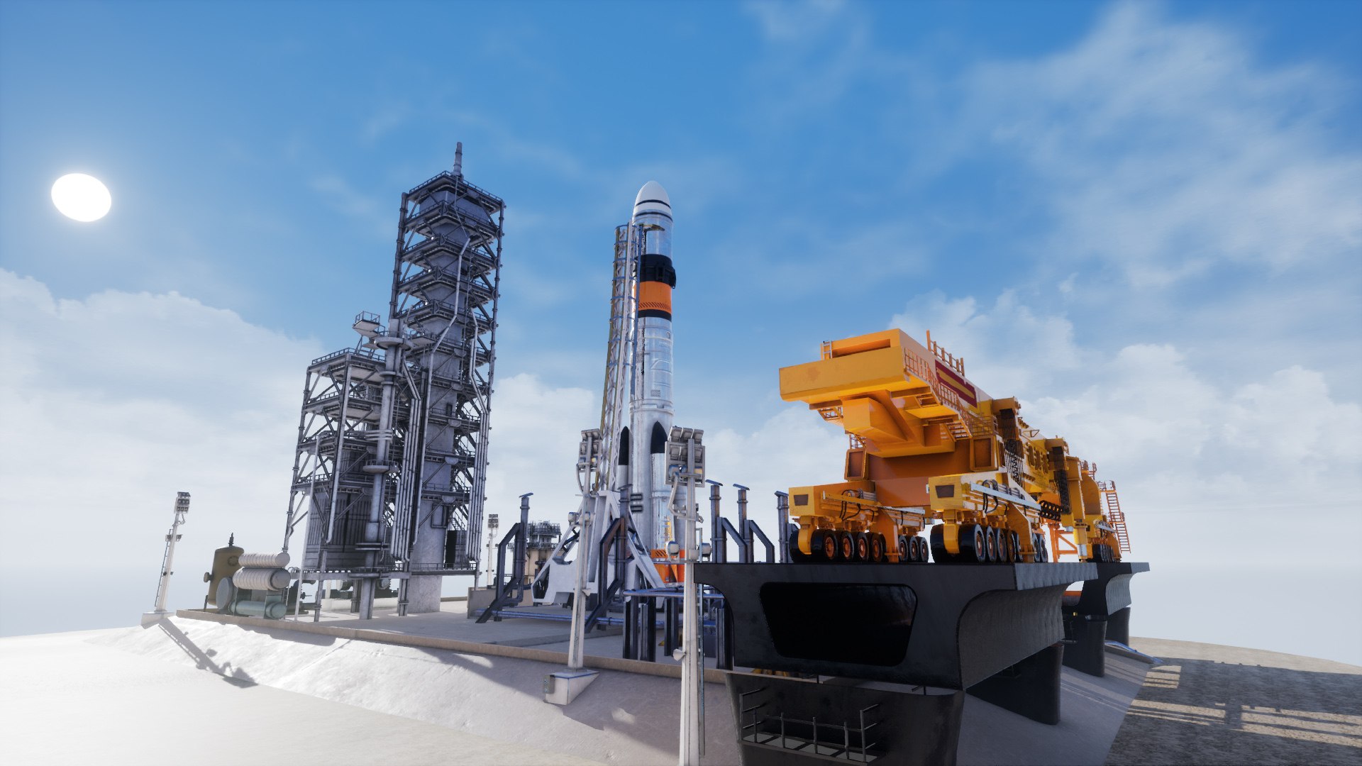 3D Model Russian Rocket Launch Modular Environment - TurboSquid 1984272