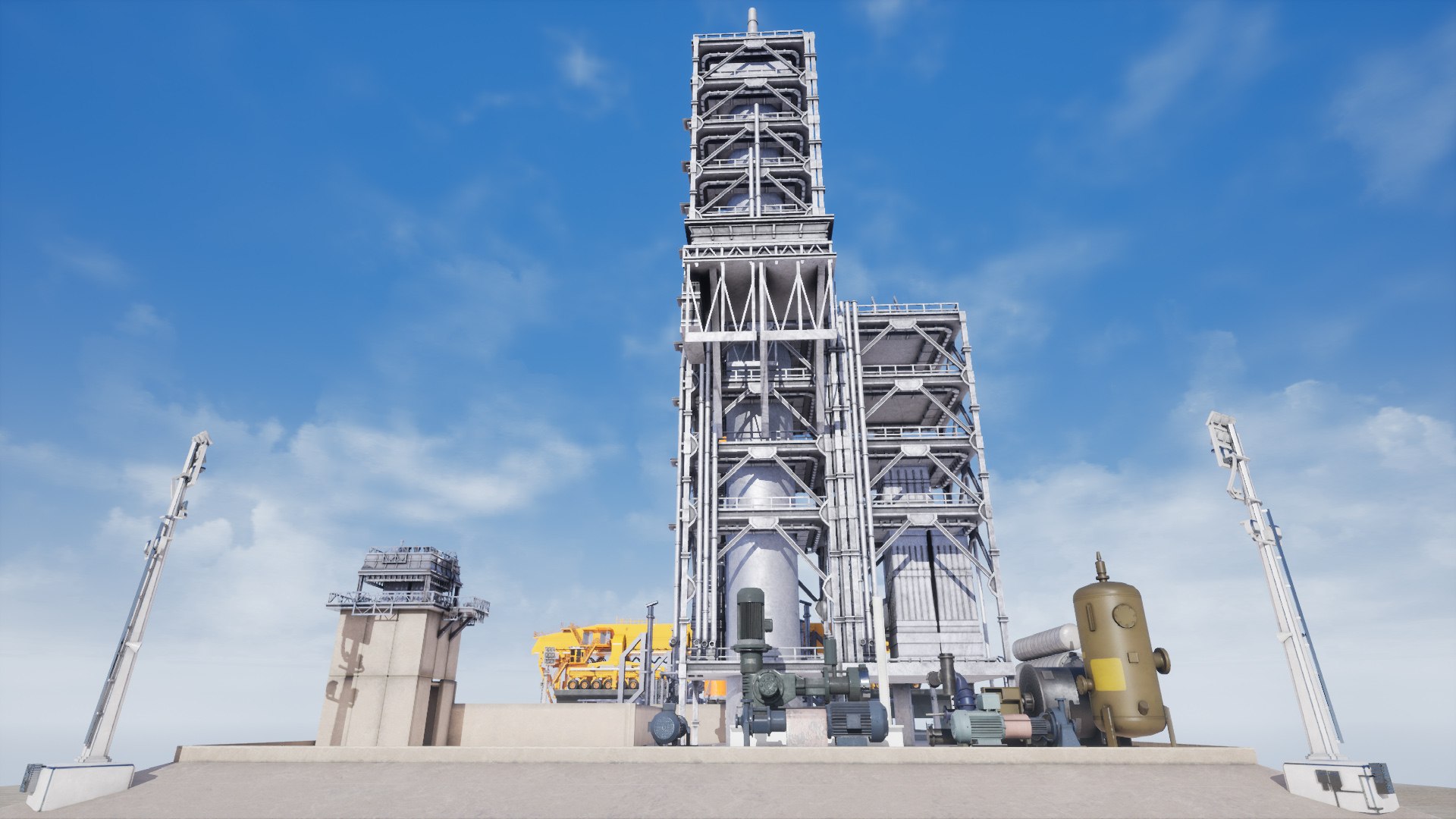 3D Model Russian Rocket Launch Modular Environment - TurboSquid 1984272