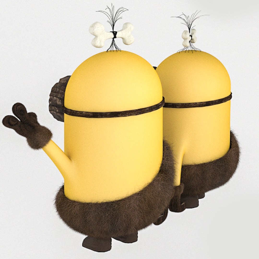 Minion Stone Age 3D Model - TurboSquid 1351109