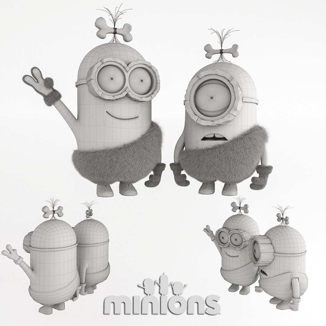 Minion Stone Age 3D Model - TurboSquid 1351109