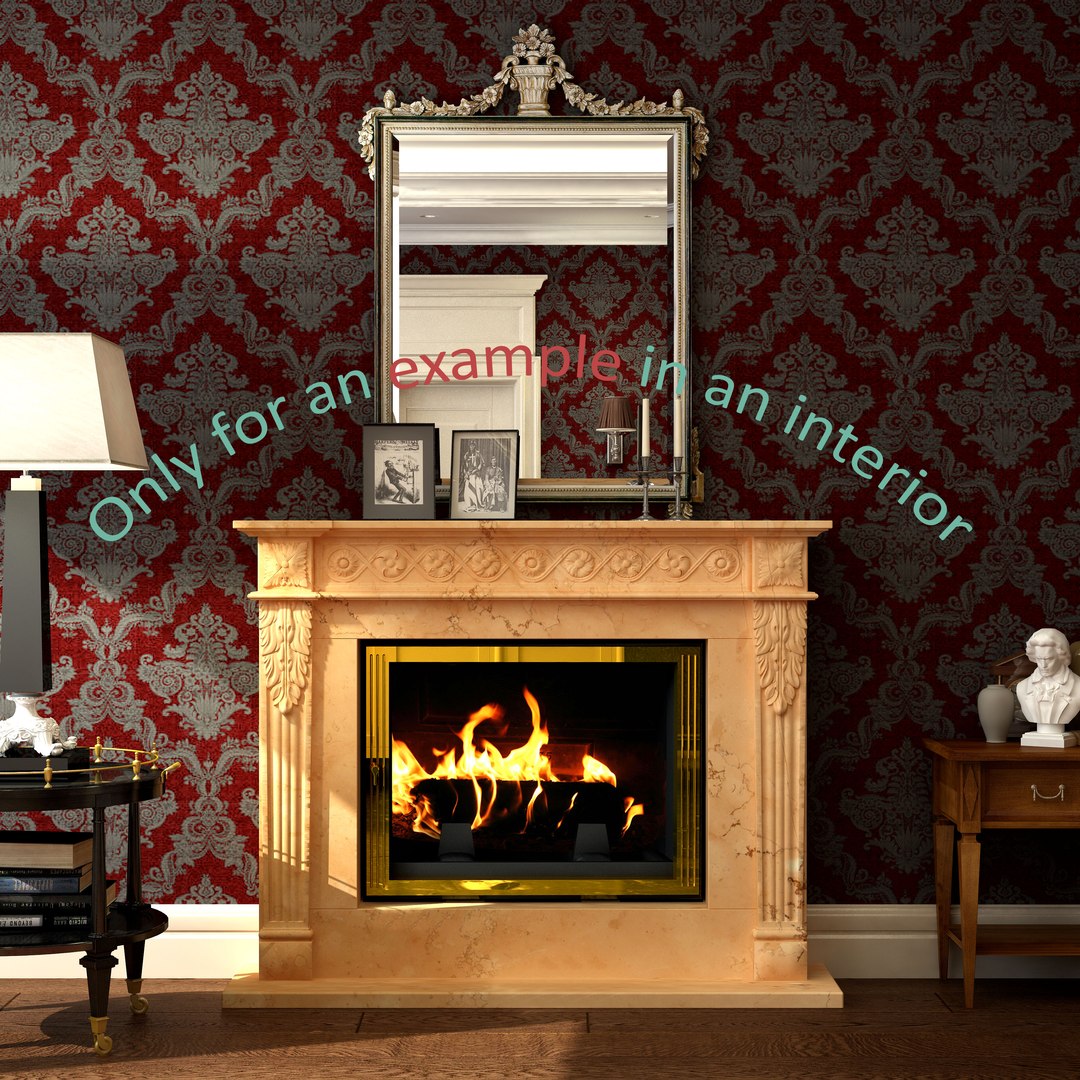 3d Model Fireplace 31