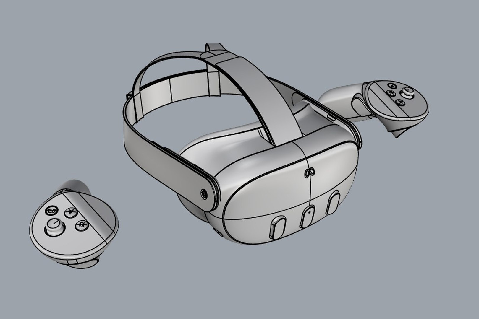 3D Meta Quest 3 - TurboSquid 2139842