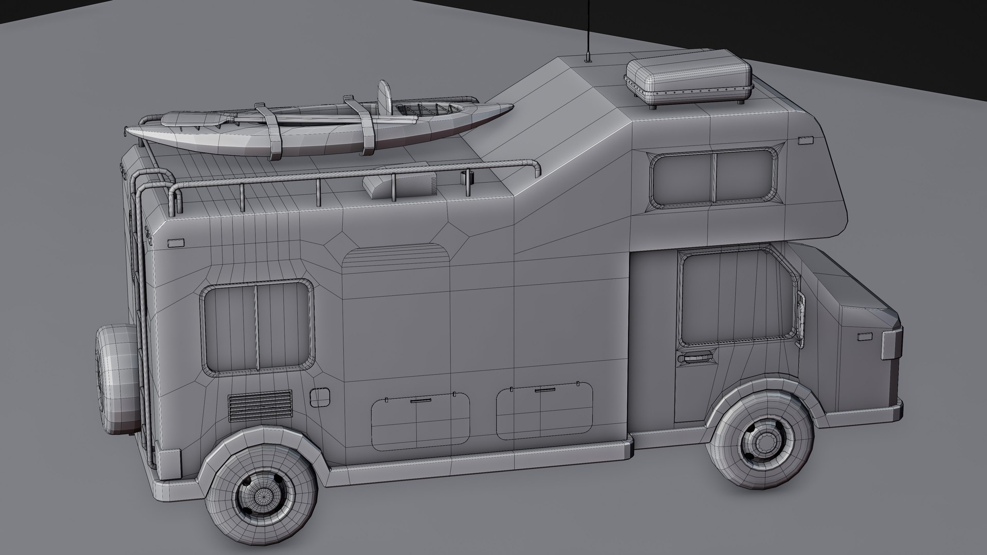 Low Poly Campervan 3D - TurboSquid 2286997