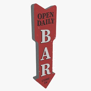 3D Bar Sign Models - Browse & Download Formats - TurboSquid
