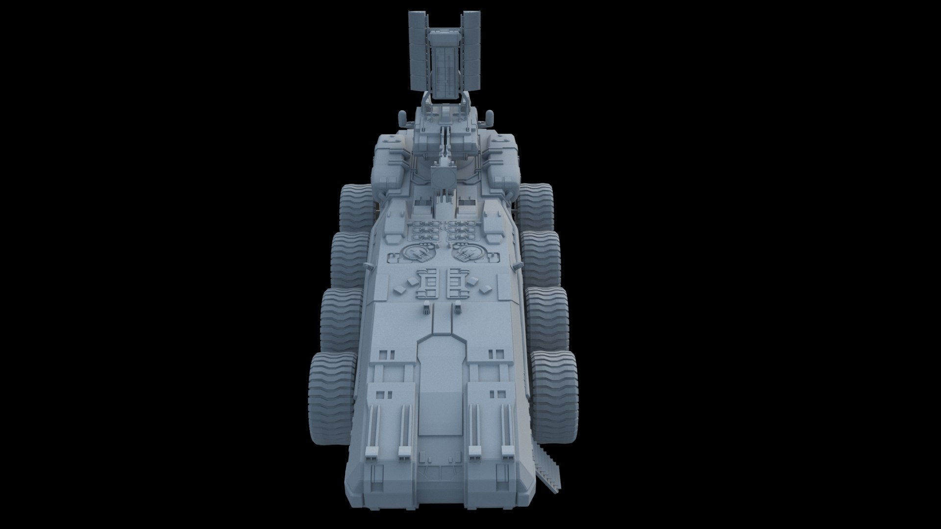 Sci-Fi Reconnaissance Vehicle Model - TurboSquid 2316764