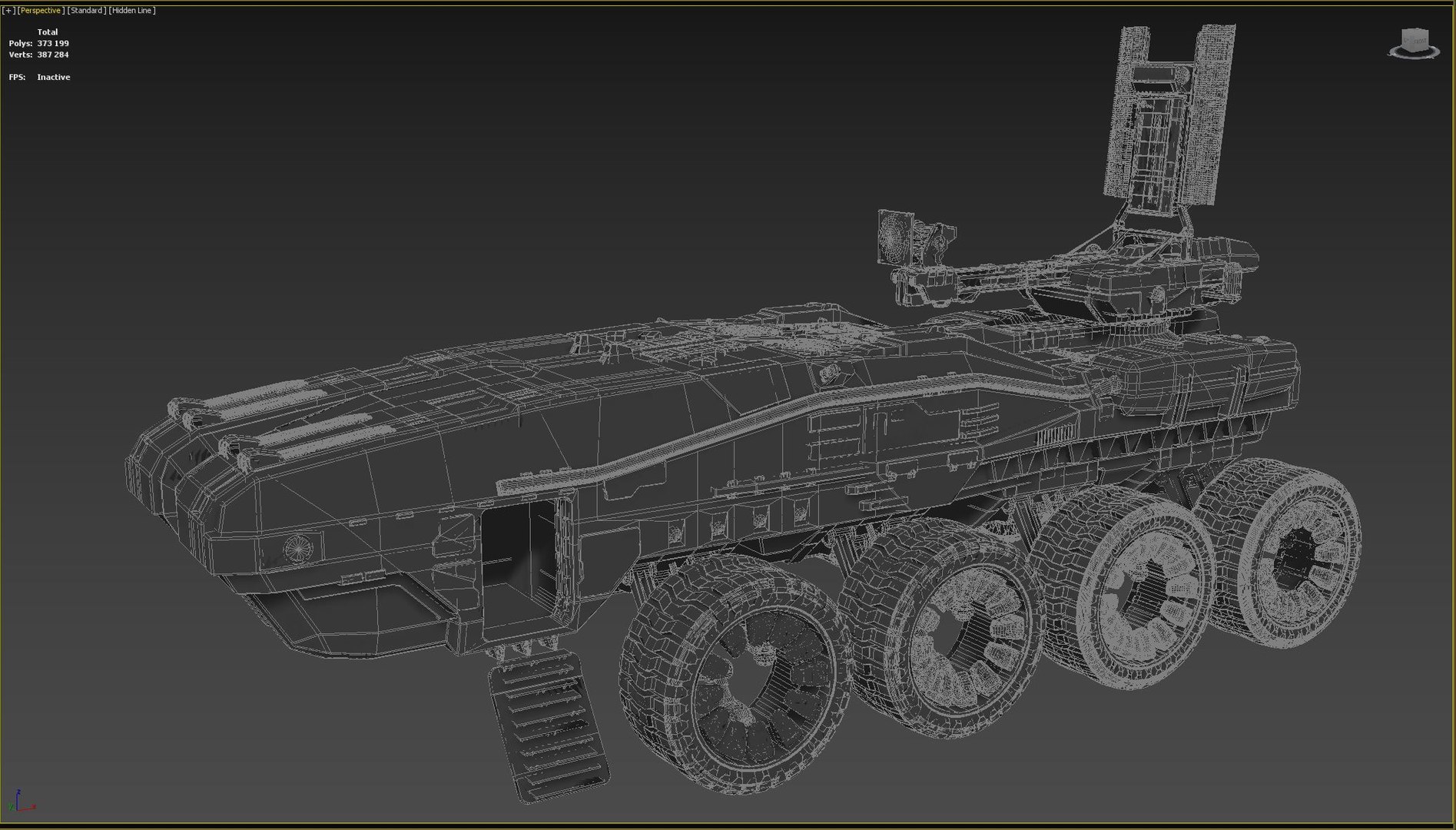 Sci-Fi Reconnaissance Vehicle Model - TurboSquid 2316764