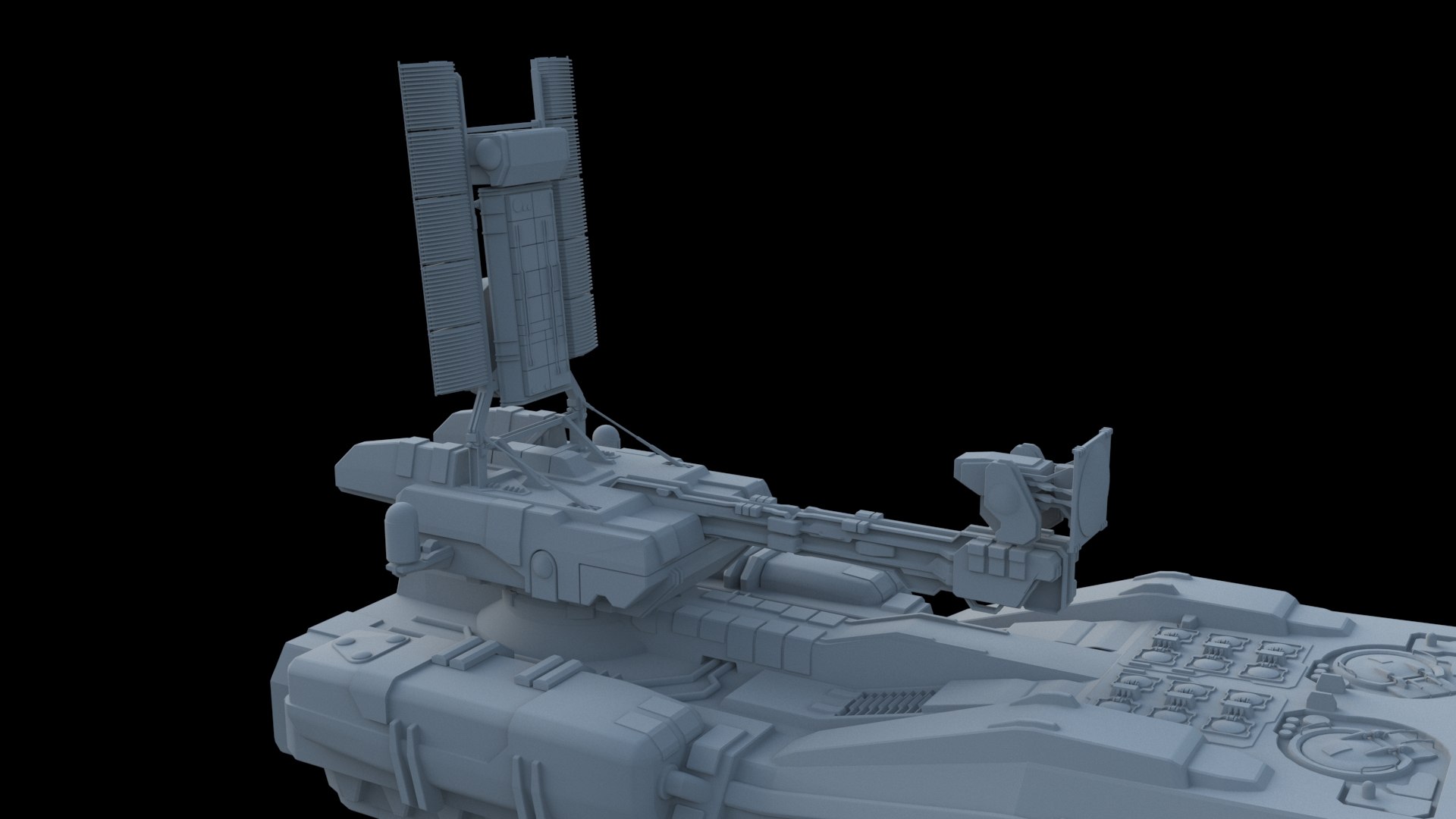 Sci-Fi Reconnaissance Vehicle Model - TurboSquid 2316764