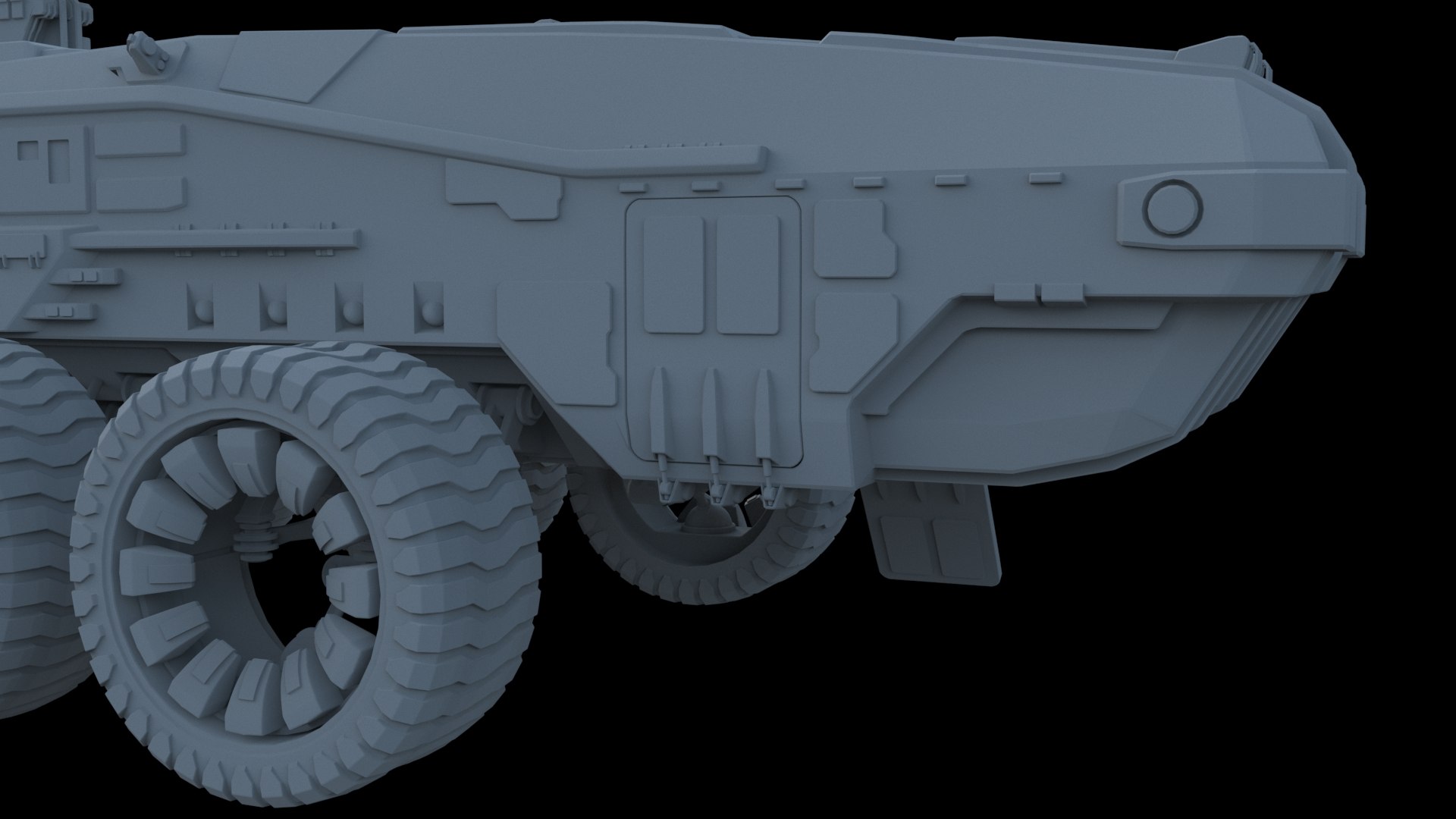 Sci-Fi Reconnaissance Vehicle Model - TurboSquid 2316764