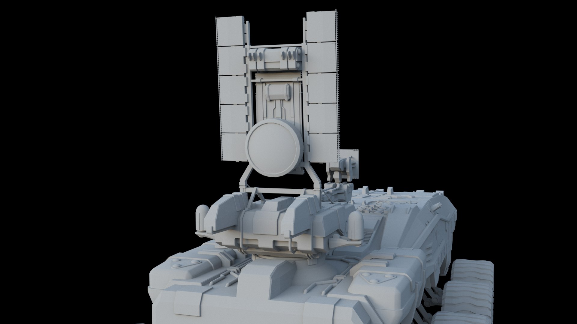 Sci-Fi Reconnaissance Vehicle Model - TurboSquid 2316764
