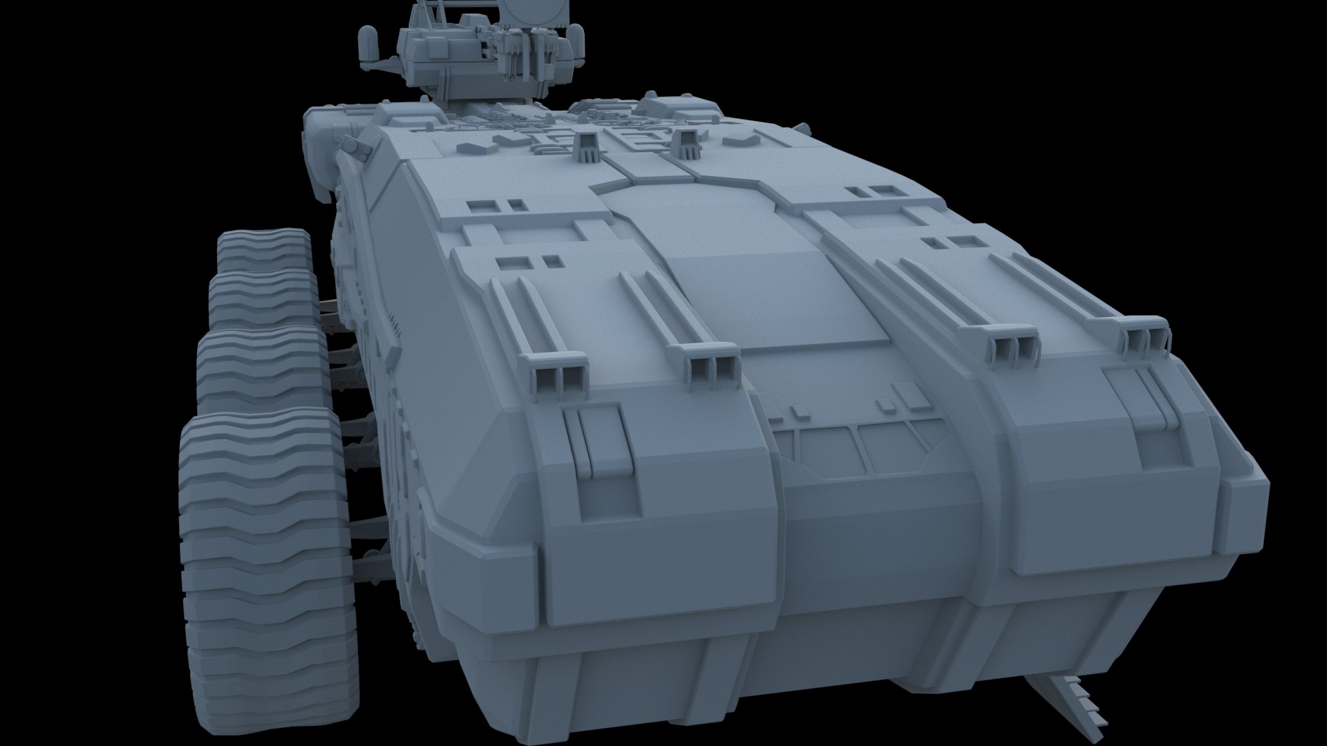 Sci-Fi Reconnaissance Vehicle Model - TurboSquid 2316764