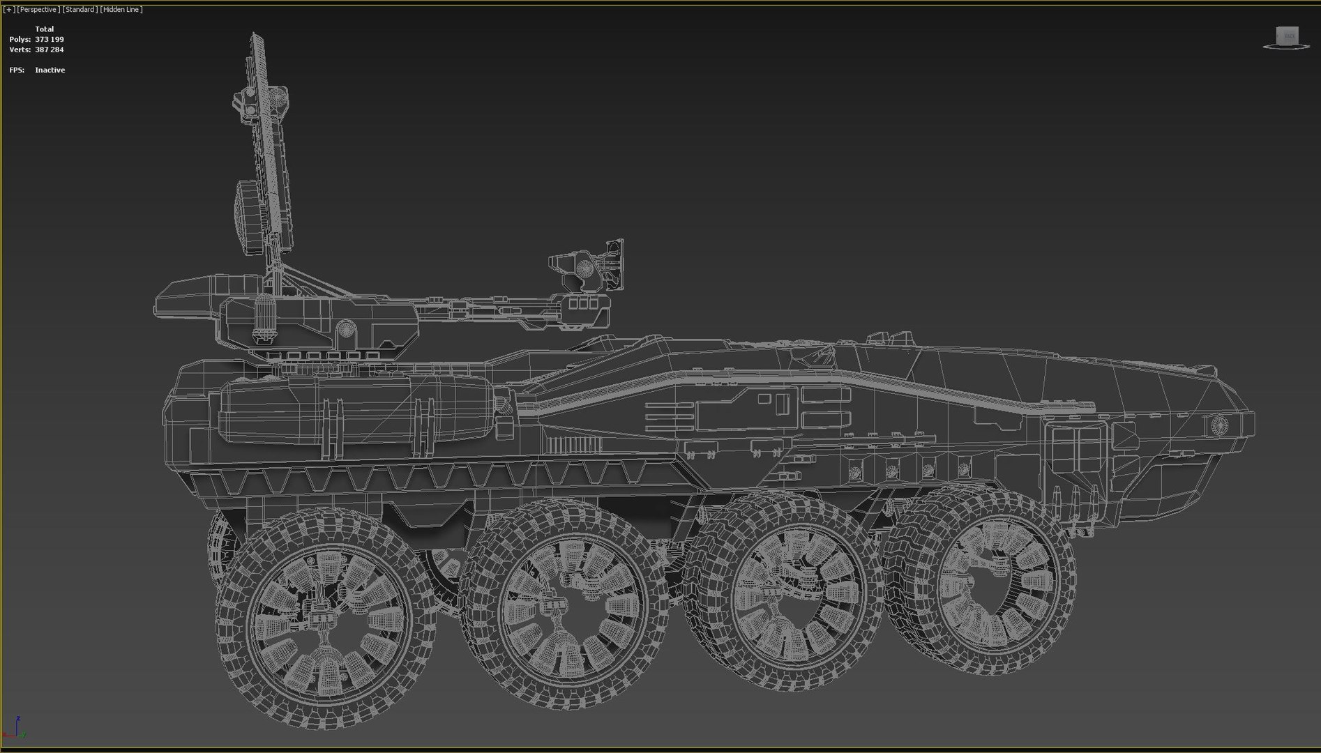 Sci-Fi Reconnaissance Vehicle Model - TurboSquid 2316764