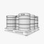 Euro-keg Keg Pallet 3d 3ds