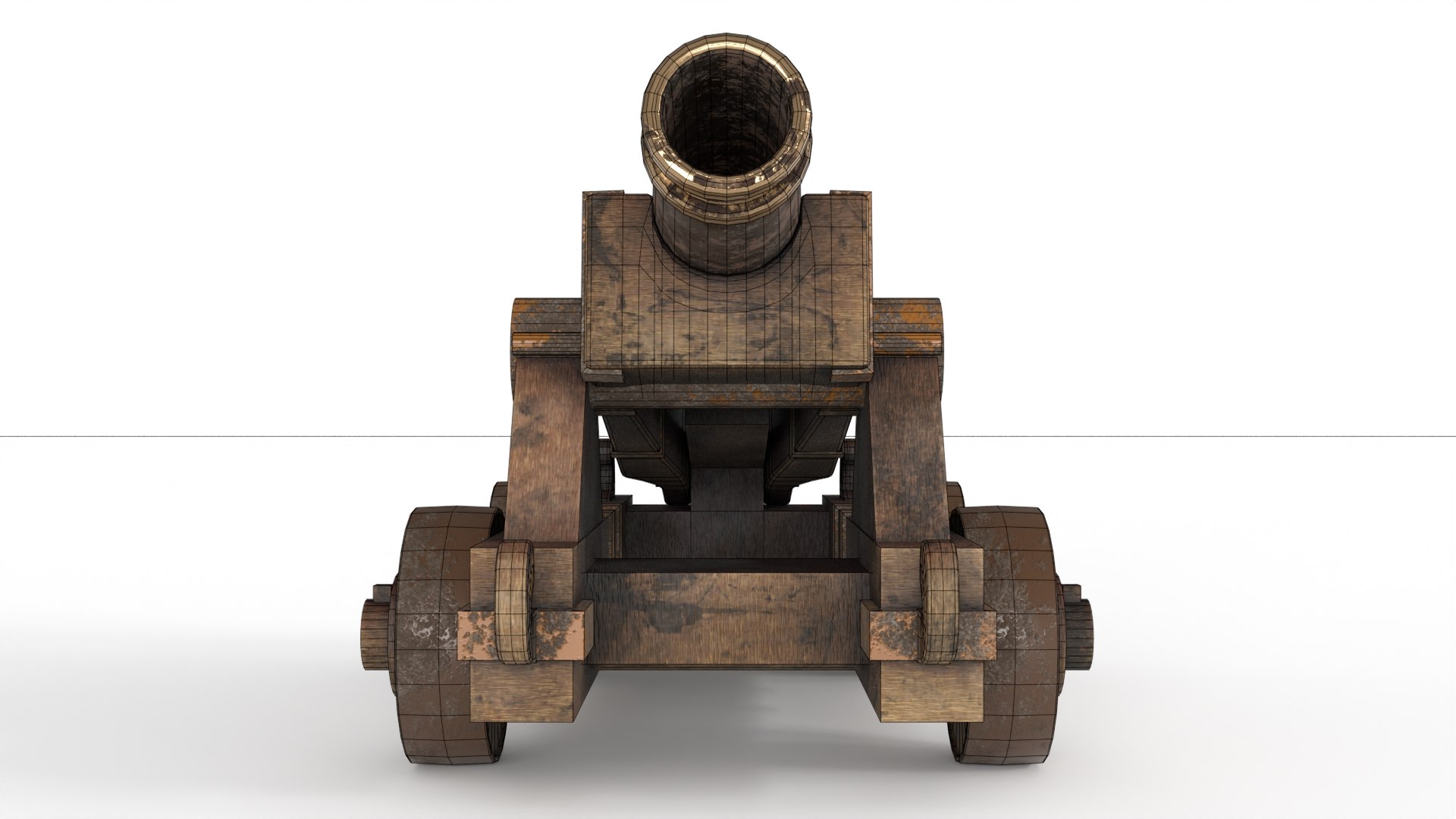 Battle Cannon 3D Model - TurboSquid 1619111