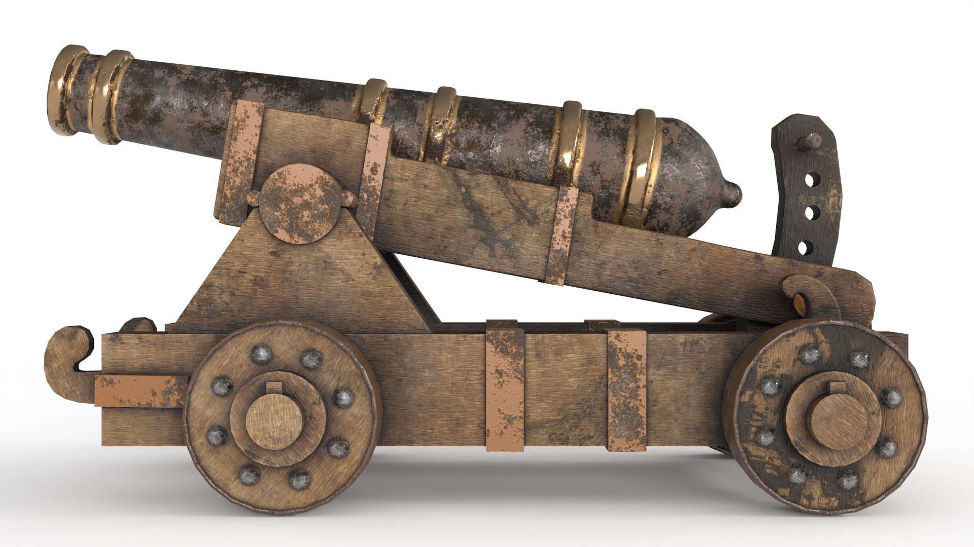 Battle Cannon 3D Model - TurboSquid 1619111