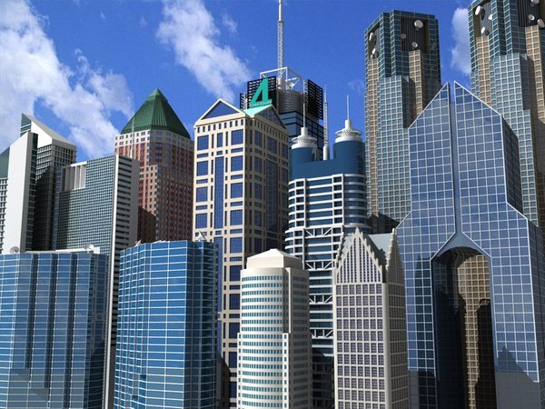 3d 11 skyscrapers