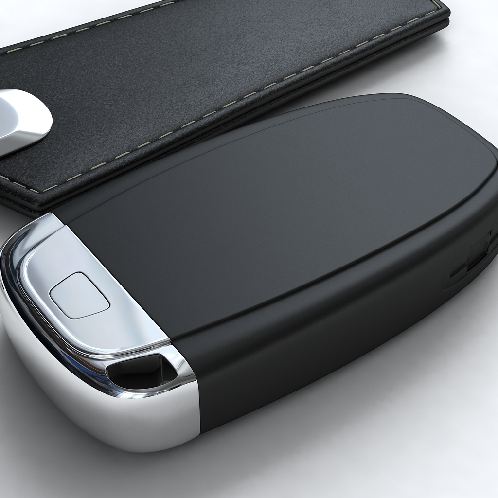 3d model of key car audi