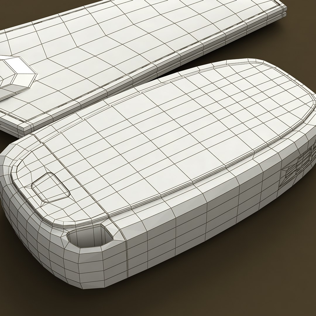 3d Model Of Key Car Audi