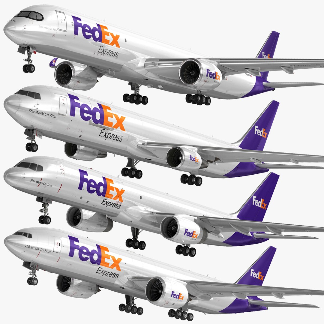 3D FedEx Fleet - TurboSquid 2418905