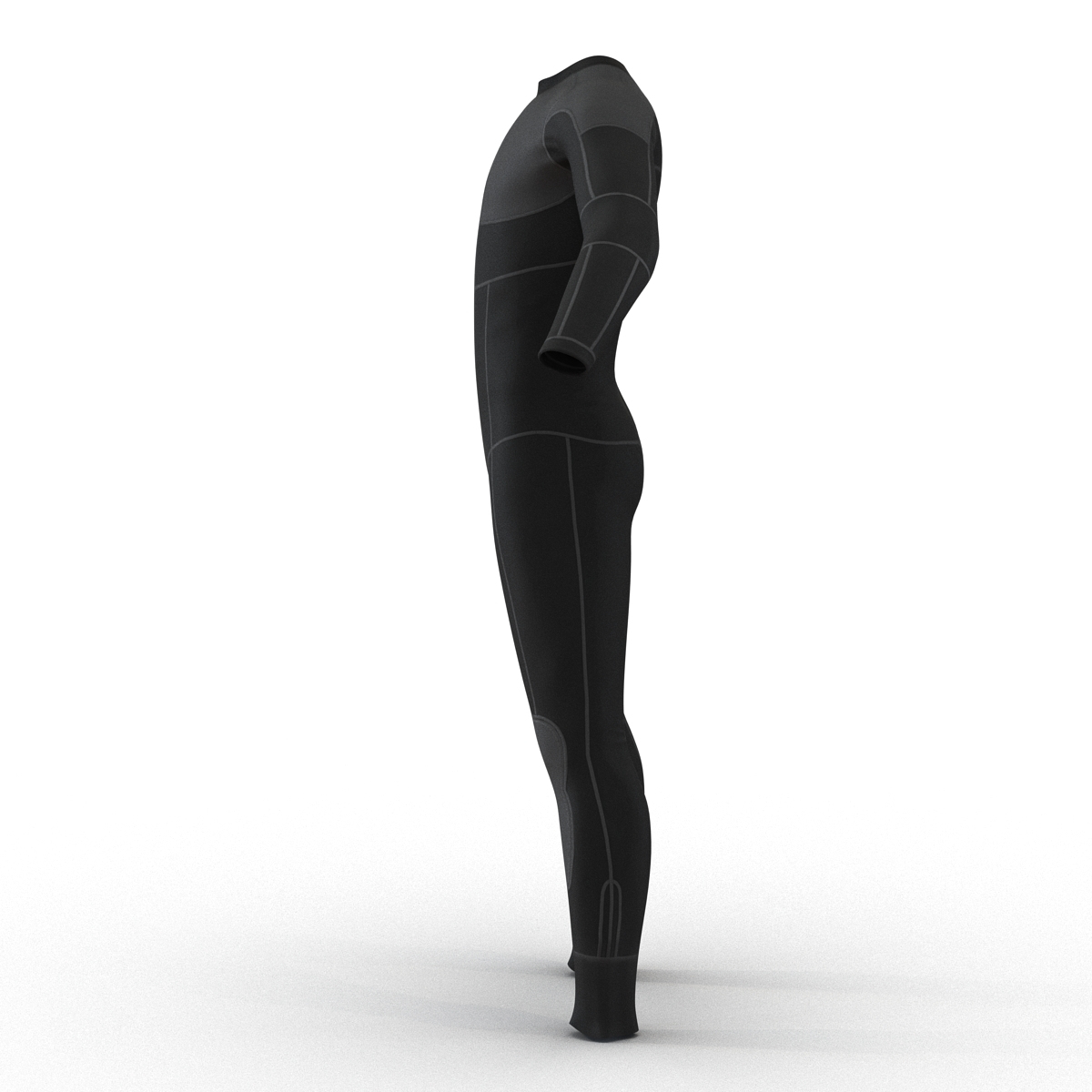 dive wetsuit 3 3d model