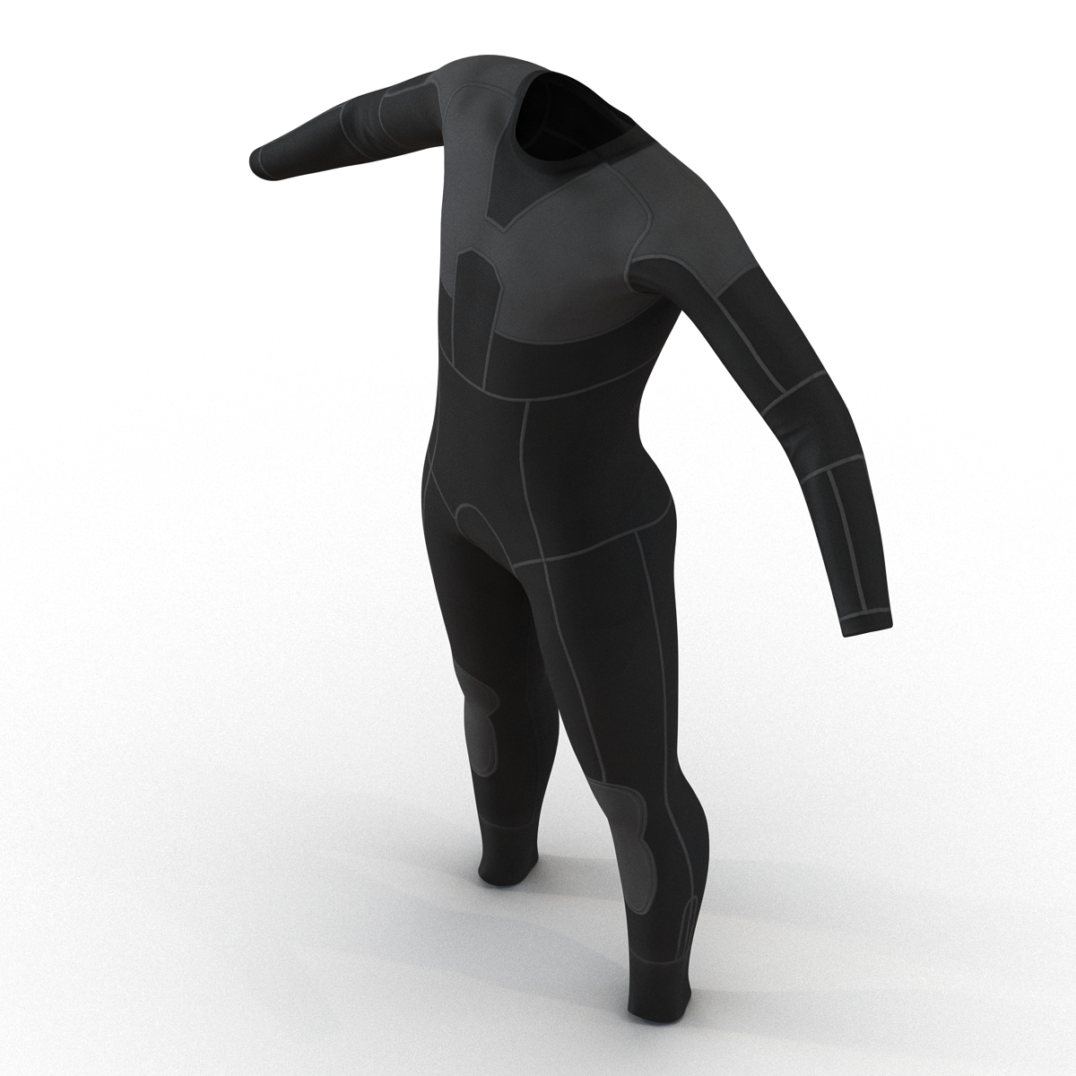 dive wetsuit 3 3d model