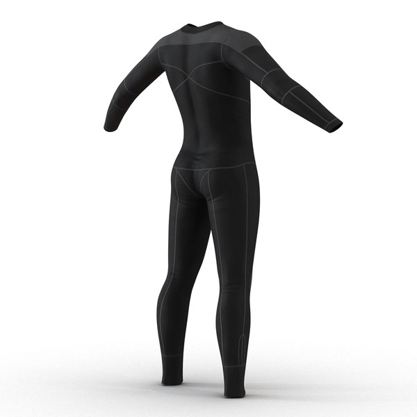 dive wetsuit 3 3d model